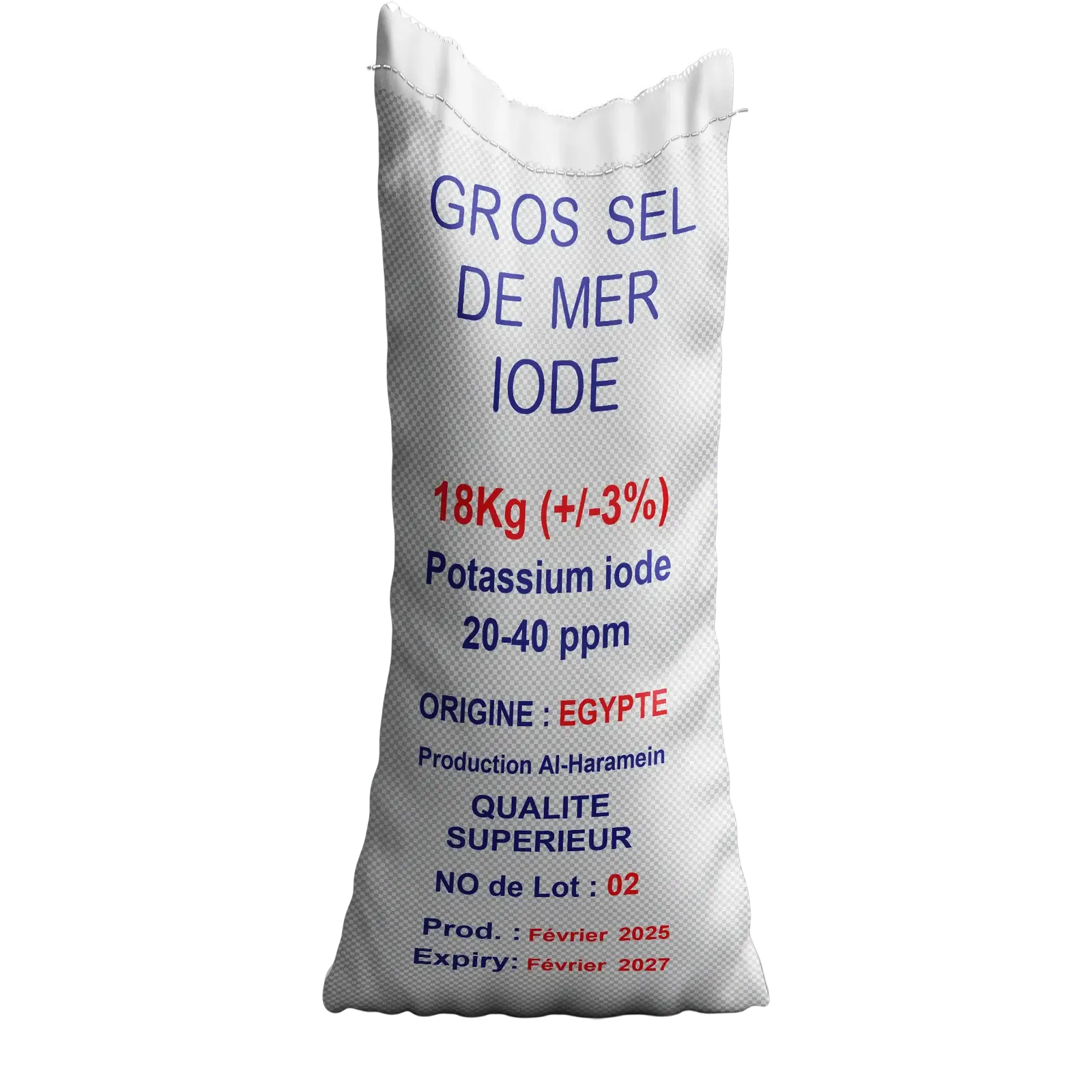 Gros sel de mer Egyptian Sea Salt – Washed & Iodized Coarse Salt | Bulk ...